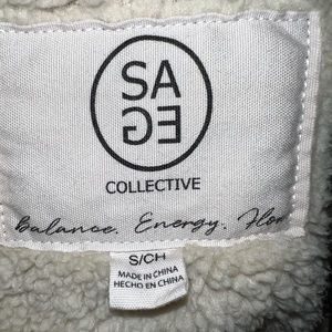 Sage Collective | Tops | Sage Collective Plaid Flannel Sherpa Lined ...